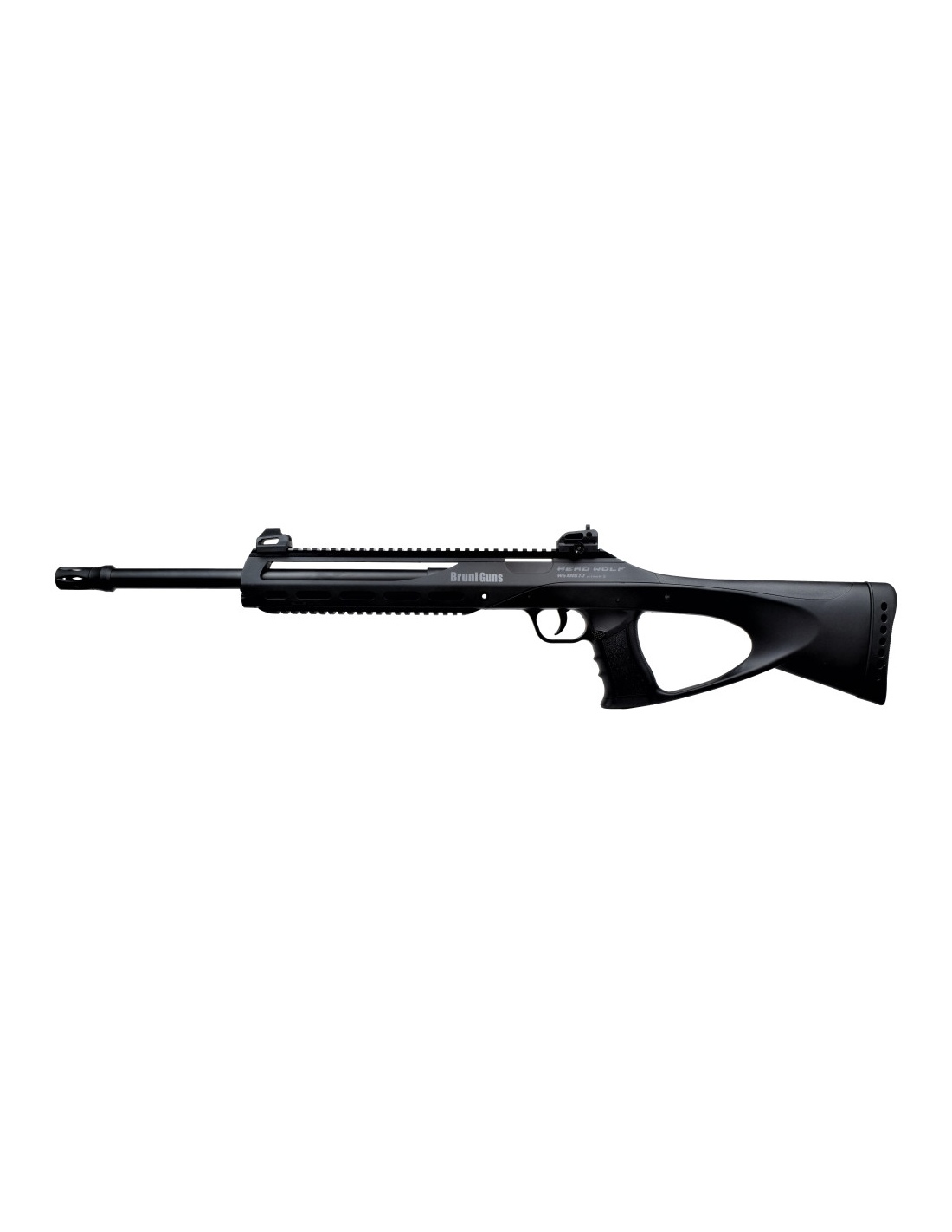 Bruni fucile co2 mod. herd wolf 212 cal.4,5 bb con laser cn | TFC Srl