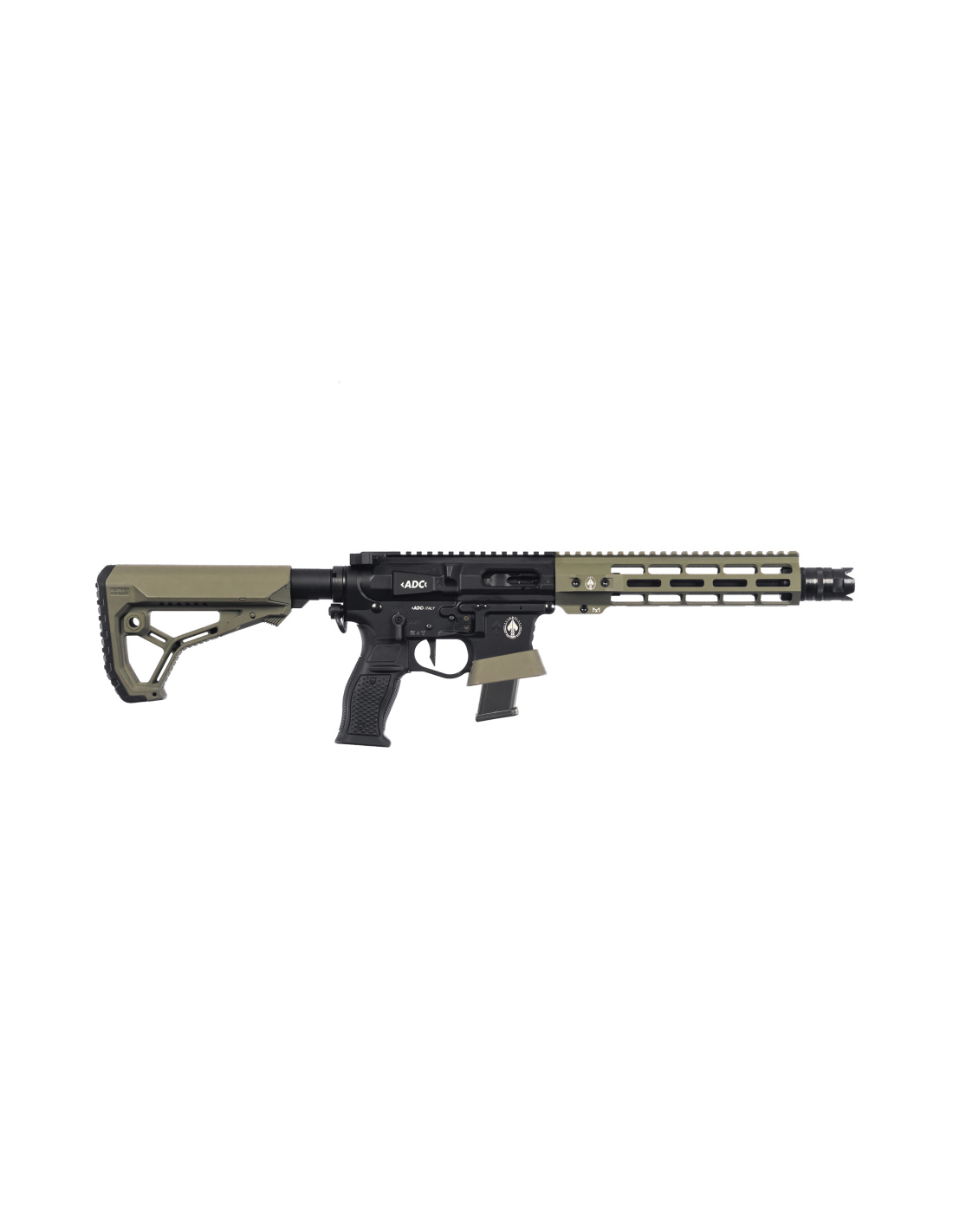 Adc carabina cerberus calibro 9x19 canna 9.5" finitura | TFC Srl